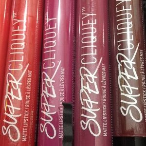 NYX | Makeup | Lot Of 8 Nyx Liquid Lipstick Super Cliquey Matte | Poshmark